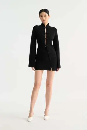 SAU LEE Otto Knit Skirt