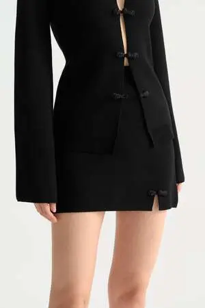SAU LEE Otto Knit Skirt