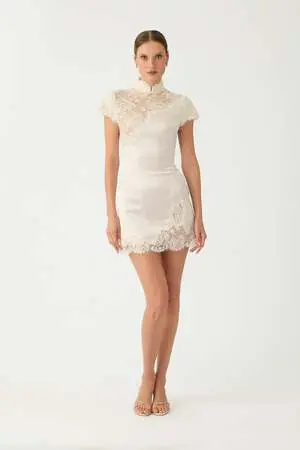 SAU LEE Ellen Mini Dress