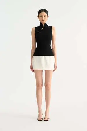 SAU LEE Rocco Skirt - White