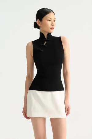 SAU LEE Yara Knit Top