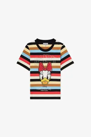 GANNI Baby Fit T-shirt With Daisy Duck - Mixed