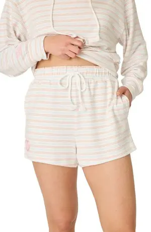 PJ Salvage Jadore Amour Striped Shorts