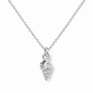 MOTHER NATURE JEWELRY Sterling Seashell Pendant Necklace - Silver