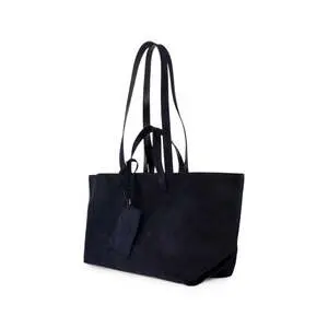 A.p.c. Dark Navy Suede Tote Bag - Blue