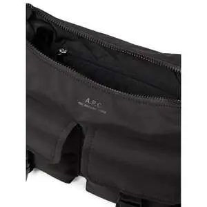 A.p.c. Polyamide Messenger Bag - Black