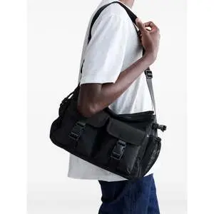 A.p.c. Polyamide Messenger Bag - Black