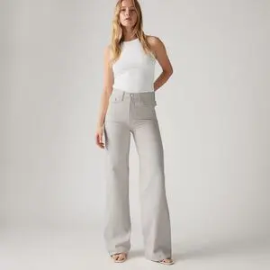 LEVI'S Ribcage Wide-leg Jeans - Pebbled Path Psk