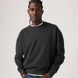 LEVI'S Delaney Crewneck Sweatshirt - Jet Black