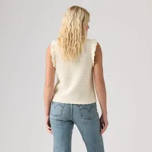 LEVI'S Lulu Flutter Sleeve Sweater Tank