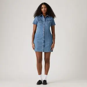 LEVI'S Trace Western Mini Dress