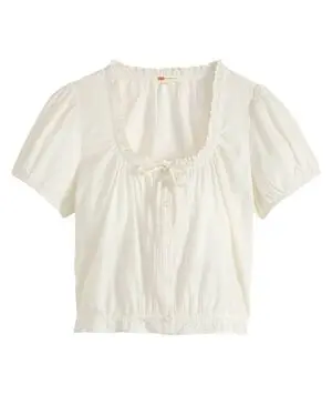 LEVI'S Levi's Chiara Short-Sleeve Blouse Cloud Dancer