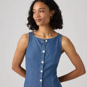 LEVI'S Mercer Button-up Mini Dress