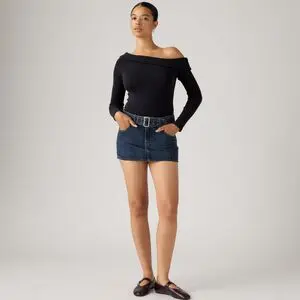 LEVI'S Belted Mini Skirt - Silver Lode