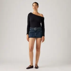 LEVI'S Belted Mini Skirt