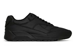Saint Laurent Smooth Leather Bump Sneakers - Black