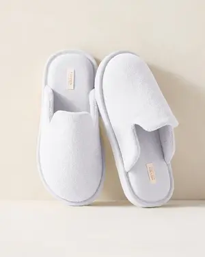 HAVEN WELL WITHIN Spa Slippers Serenity Blue