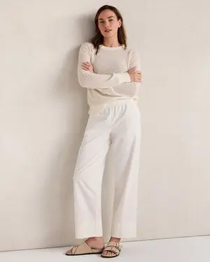 HAVEN WELL WITHIN HAVEN WELL WITHIN Organic Cotton Twill Barrel Leg Pants