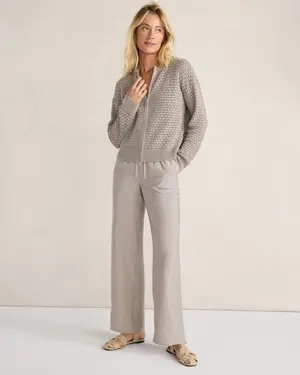 HAVEN WELL WITHIN Luxe Modal Relaxed Fit Pants - Mushroom