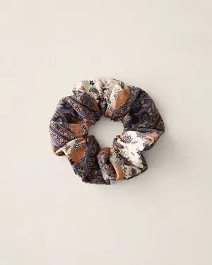 HAVEN WELL WITHIN Washable Silk Printed Scrunchie Multicolor