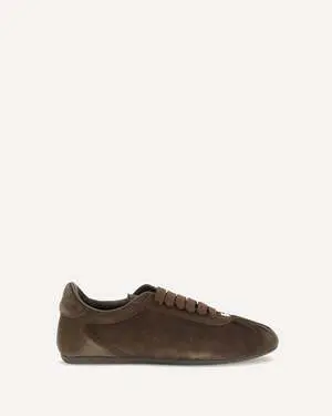 Dolce & Gabbana Low-top Suede Sneakers - Brown