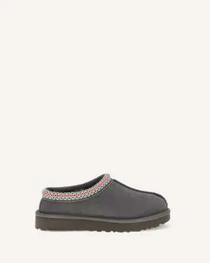 UGG UGG Tasman II Suede Mules With Braided Collar Grey