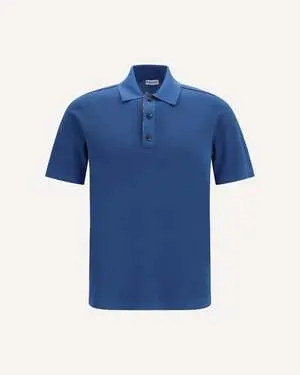 Burberry Knit Polo - Blue