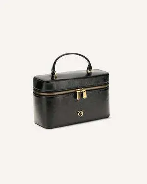 Pinko Classic Leather Beauty Case
