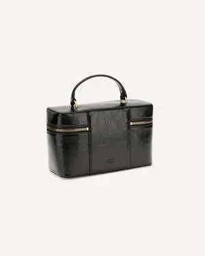 Pinko Classic Leather Beauty Case
