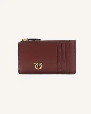 Pinko Airone Leather Cardholder