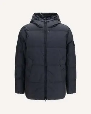 Stone Island Crinkle Reps Ny Down Jacket - Blue