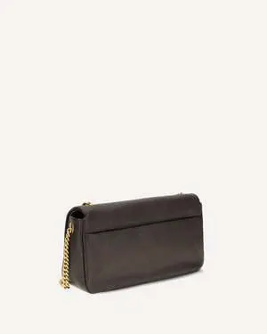 Pinko Love Birds Click Soft Horizontal Leather Shoulder Bag