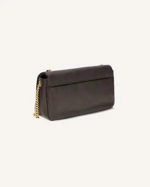 Pinko Love Birds Click Soft Horizontal Leather Shoulder Bag