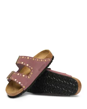 BIRKENSTOCK Arizona Rivet Suede Sandals