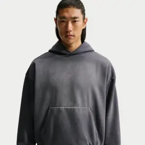 Nike Standard Issue Brushed Heavy Pullover Basketball Hoodie - Black
