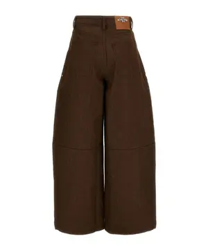Simone Rocha Curved-leg Utility Jeans