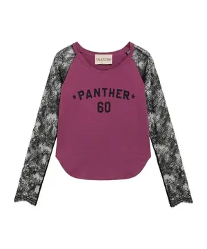 Valentino Garavani Crew-neck Long-sleeve T-shirt - Red
