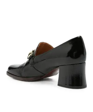 Chie Mihara Buckle-detail Patent Loafers