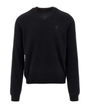 Gucci V-neck Long Sleeve Sweater - Black
