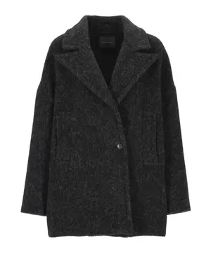 Lorena Antoniazzi Long-sleeved Coat - Black