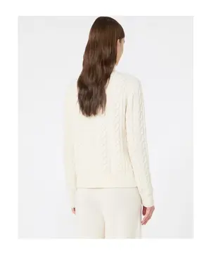 Max Mara Zip Detailed High Neck Jumper
