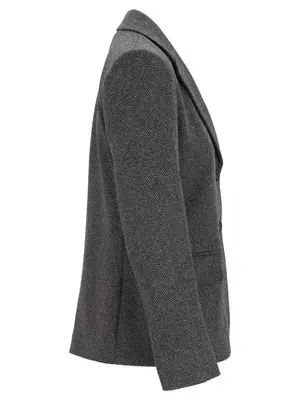 Max Mara Feroce Herringbone Blazer