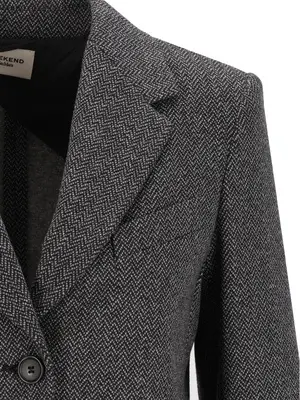 Max Mara Feroce Herringbone Blazer