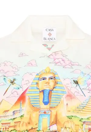 Casablanca Graphic Print Long Sleeve Shirt
