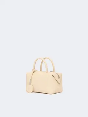 Max Mara Small Natural Leather Bowler Bag