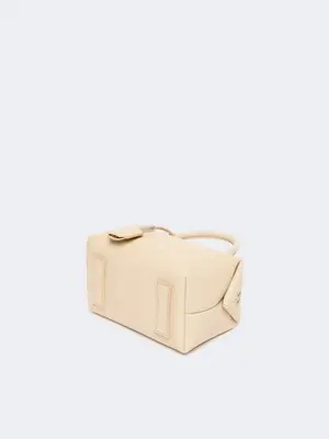 Max Mara Small Natural Leather Bowler Bag
