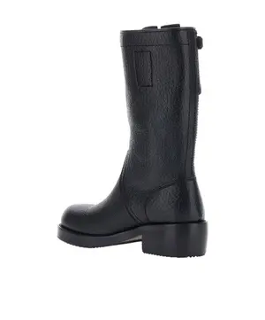 Dries Van Noten Buckled Biker Boots