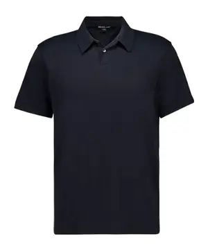 JAMES PERSE Brushed Lotus Polo Shirt - Black