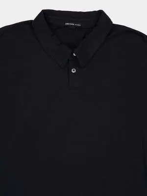 JAMES PERSE Brushed Lotus Polo Shirt