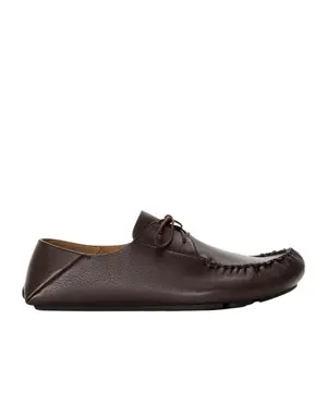 Loewe Lace-up Loafers - Dark Brown
